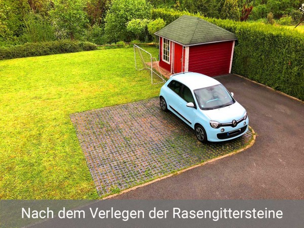 Rasengitterstein RGS35 aus Kunststoff - verlegen, einrütteln, fertig!