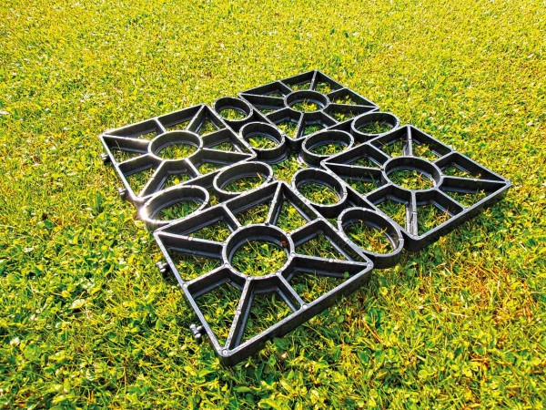 Rasengitter RG24 aus Kunststoff zur direkten Verlegung ohne Unterbau