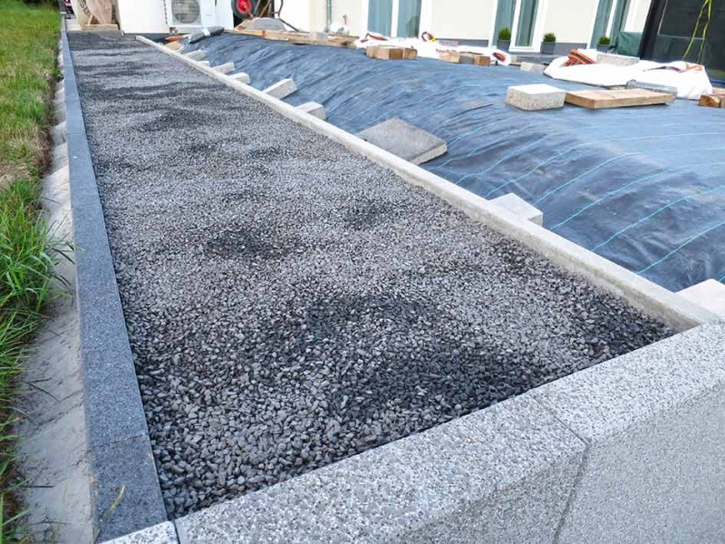 Kiesweg anlegen, gestalten und stabilisieren mit dem Kiesgitter KG30